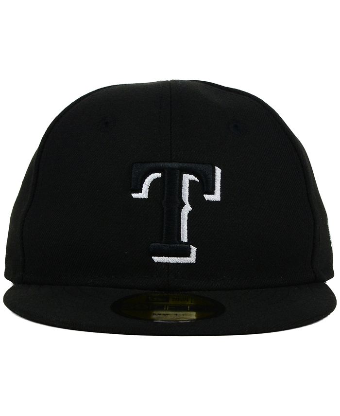 New Era Texas Rangers MLB Youth My First Black/White 59FIFTY Cap - Macy's