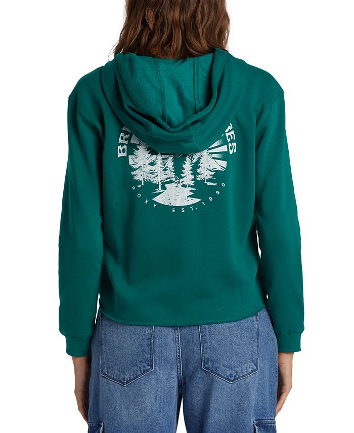 Roxy Juniors' Bring the Good Vibe Zip-Up Sweatshirt - Macy's
