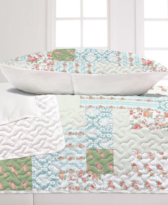 Elise and James Home Juliette Patchwork 3-Pc. Quilt Set, Full/Queen ...