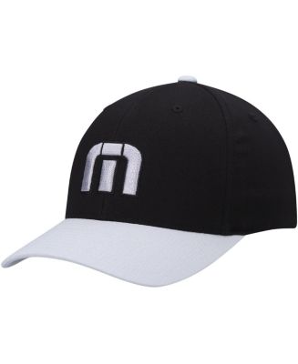 Men's Travis Mathew Black, Gray Skipper Tri-Blend Snapback Hat - Macy's