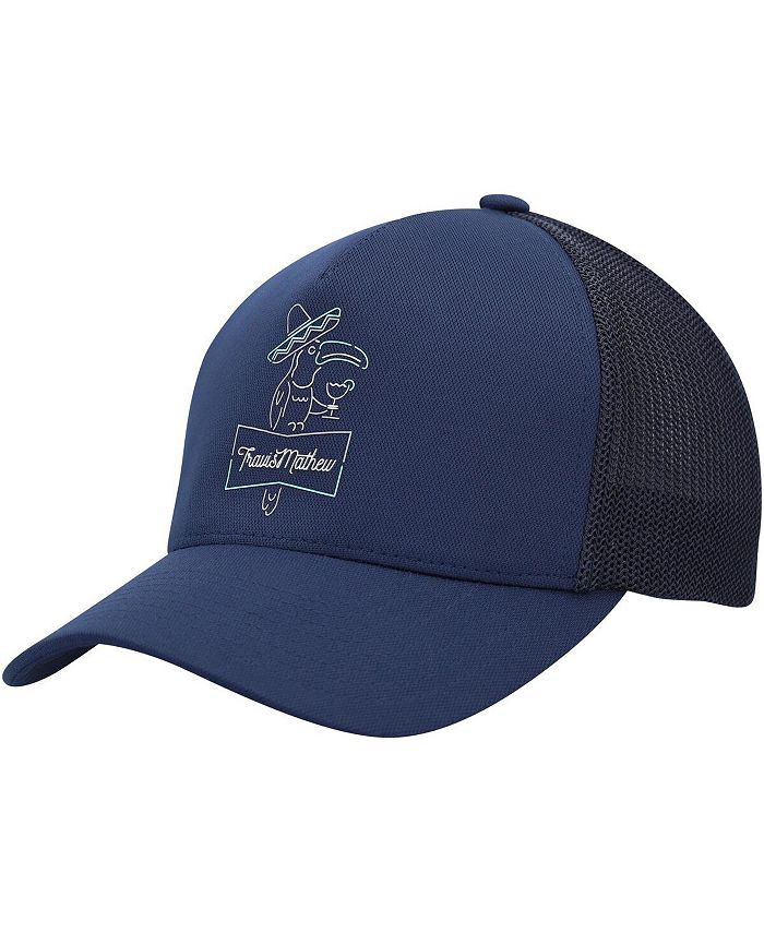 Travis Mathew Men's Navy Morelia Trucker Adjustable Hat - Macy's