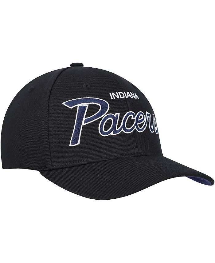 Mitchell & Ness Men's Black Indiana Pacers MVP Team Script 2.0 Stretch ...