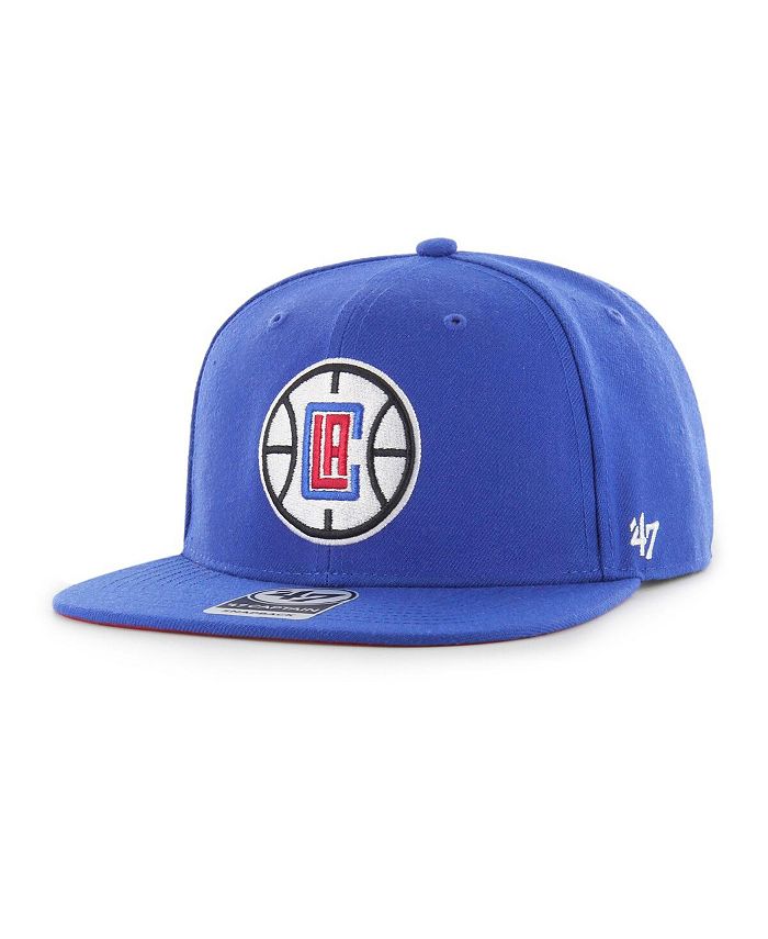 '47 Brand Men's Royal LA Clippers Sure Shot Captain Snapback Hat - Macy's
