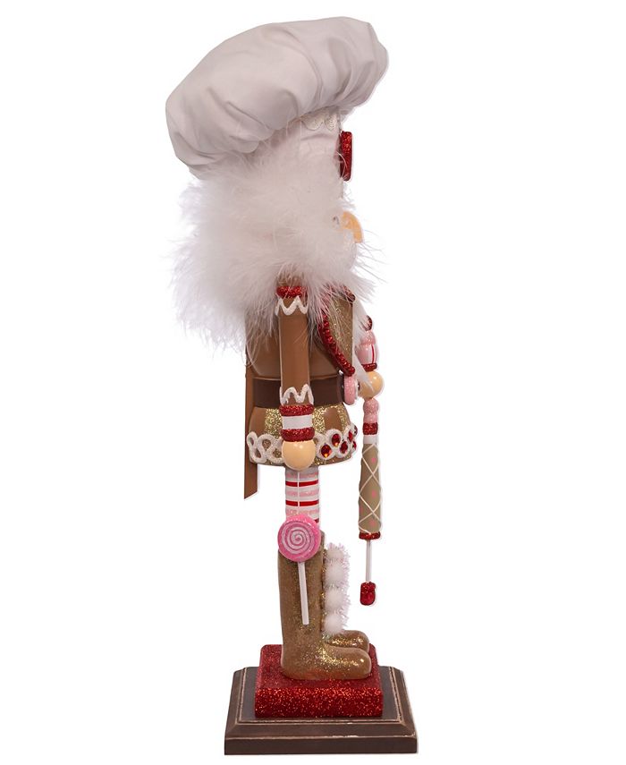 Kurt Adler 18" Hollywood Gingerbread Chef Nutcracker - Macy's
