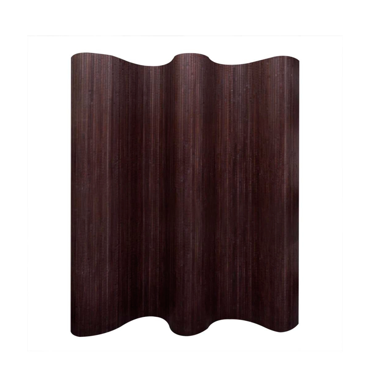 Click here for vidaXL Room Divider Bamboo Dark Brown 98.4x65 - Br... prices