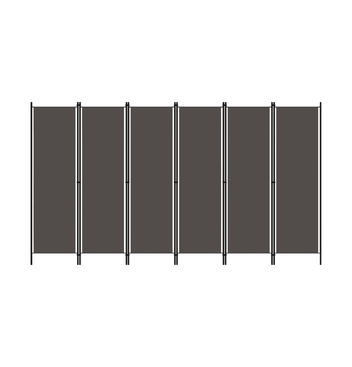 Click here for vidaXL 6-Panel Room Divider Anthracite 118.1x70.9... prices