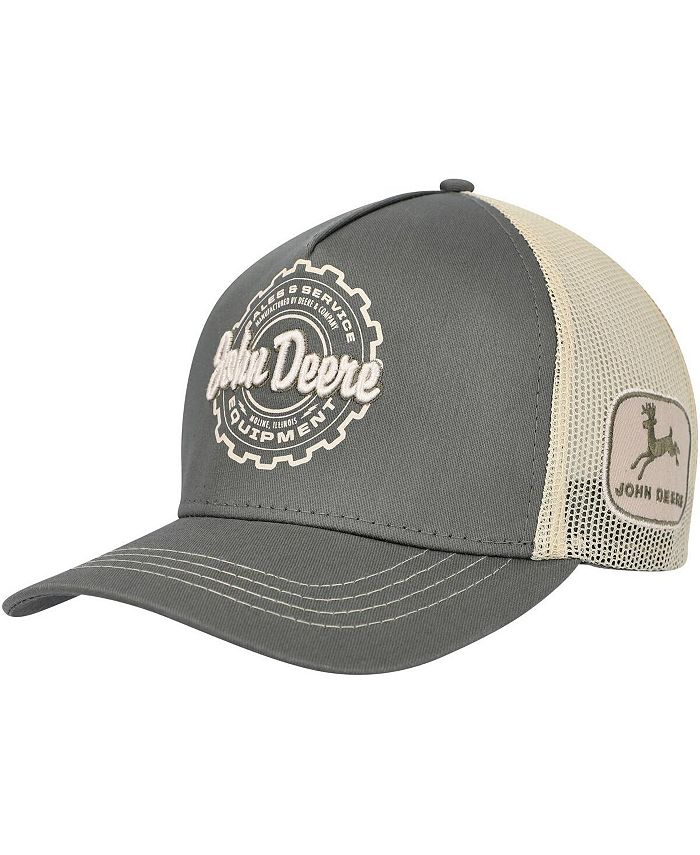 Top of the World Men's Olive John Deere Classic Equipment Trucker ...