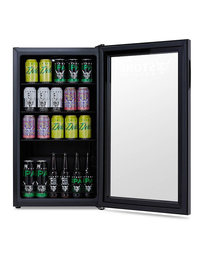 Newair Stone Brewing 126 Can Beverage Refrigerator and Cooler with ...