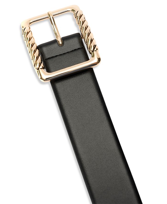 I.N.C. International Concepts Metal Wrapped Buckle Belt, Created for ...