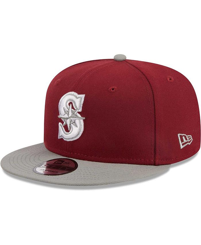 New Era Men's Cardinal Seattle Mariners Two-Tone Color Pack 9FIFTY ...