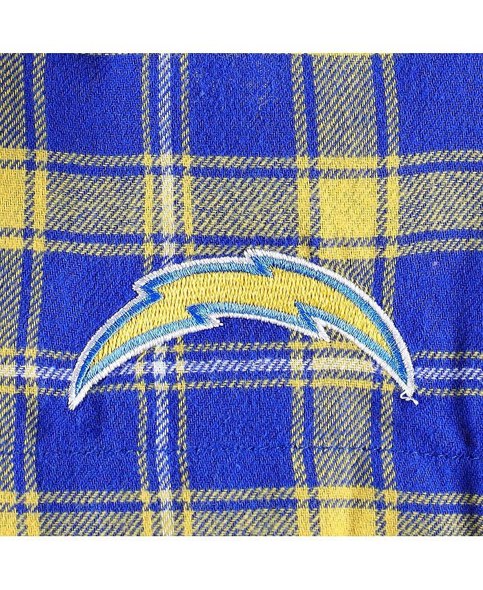 Concepts Sport Men's Powder Blue, Gold Los Angeles Chargers Ledger ...