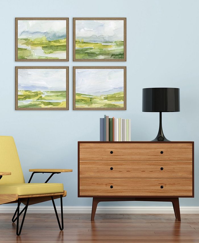 Paragon Picture Gallery Lowlands Framed Art, Set of 4 - Macy's
