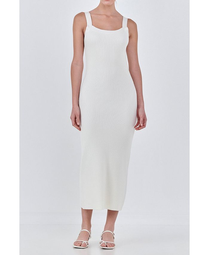endless rose Women's Solid Knit Midi Dress - Macy's