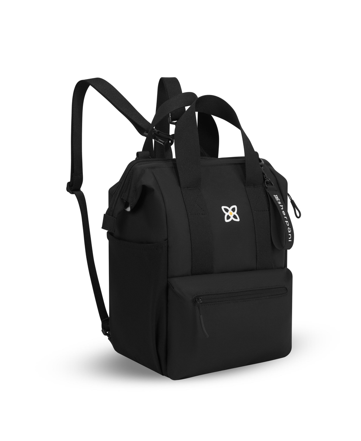 Sherpani Dispatch Rfid Protected Tote + Cross Body + Backpack In Raven ...