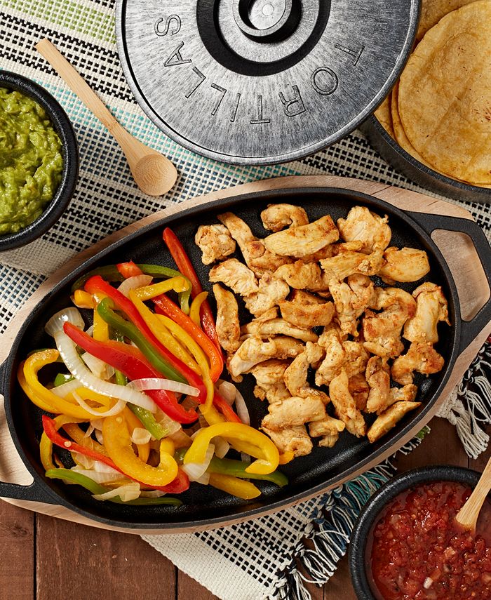 INFUSE Latin Cast Iron 8 Piece Fajita Set - Macy's