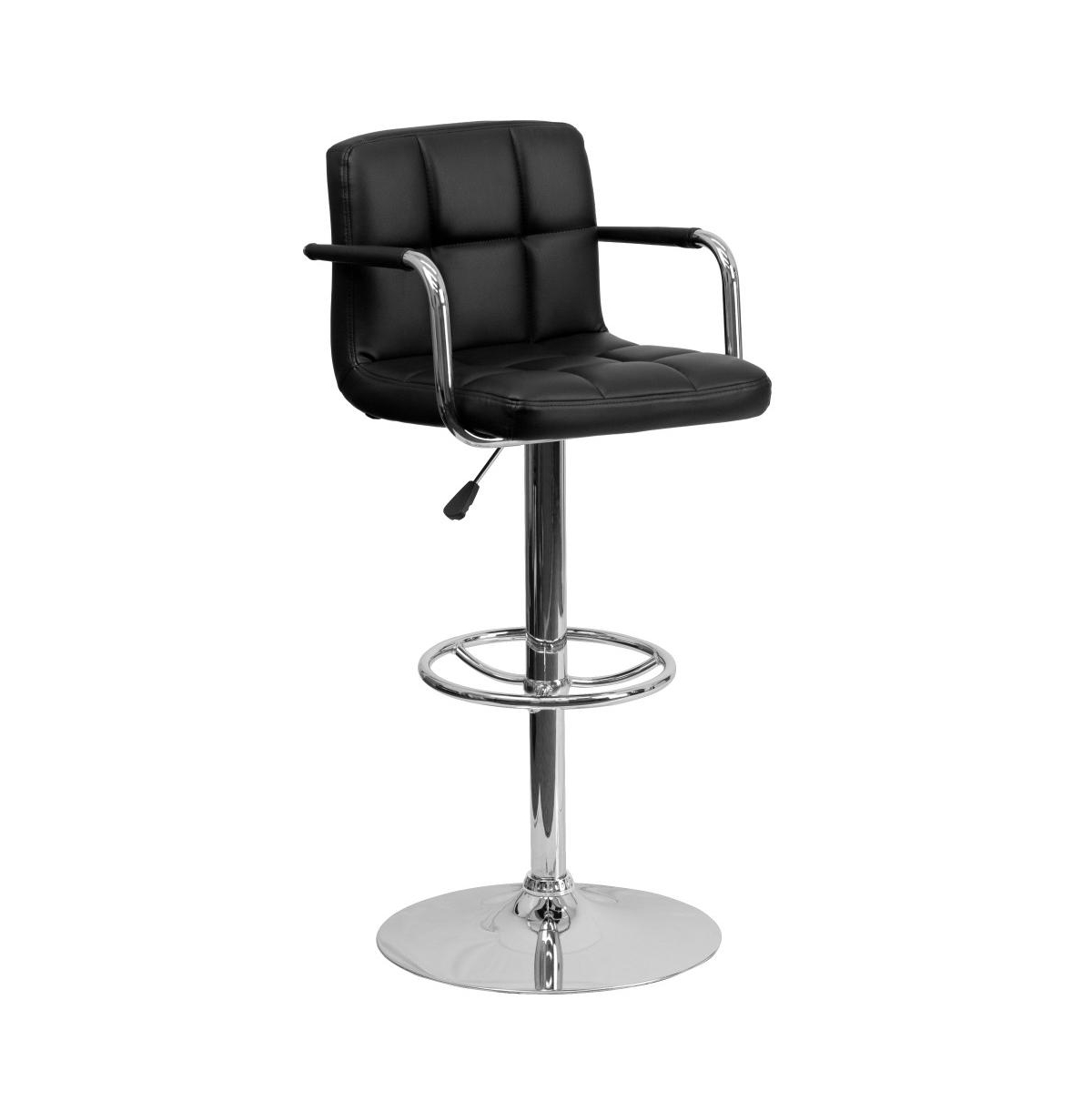 Click here for Contemporary Quilted Vinyl Adjustable Height Barst... prices