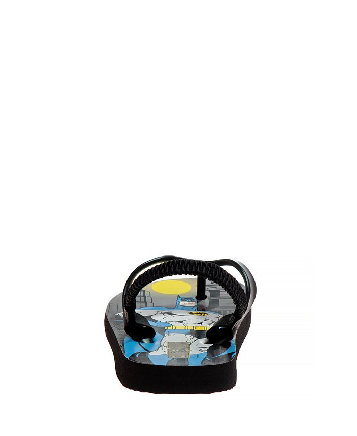 Warner Brothers Toddler Boys Batman Slip On Flip Flops - Macy's