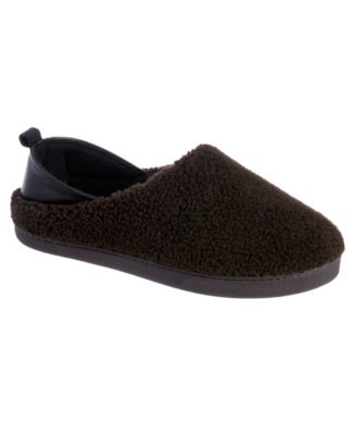 Isotoner Men's Berber Garrett Closed Back Memory Foam Slipper - Macy's