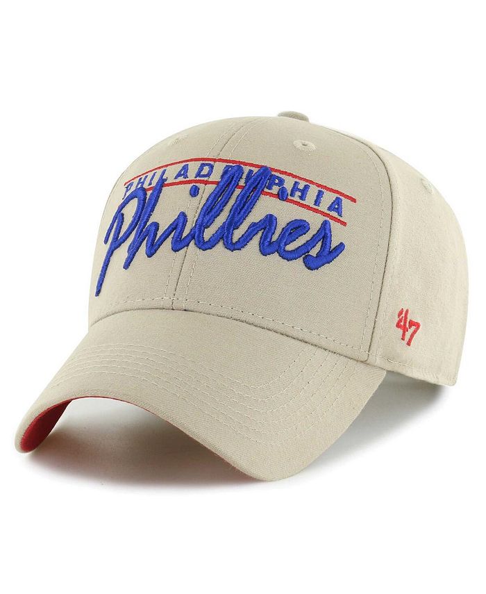'47 Brand Men's Khaki Philadelphia Phillies Atwood MVP Adjustable Hat ...