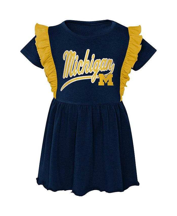 Outerstuff Girls Toddler Navy Michigan Wolverines Too Cute Tri-Blend ...