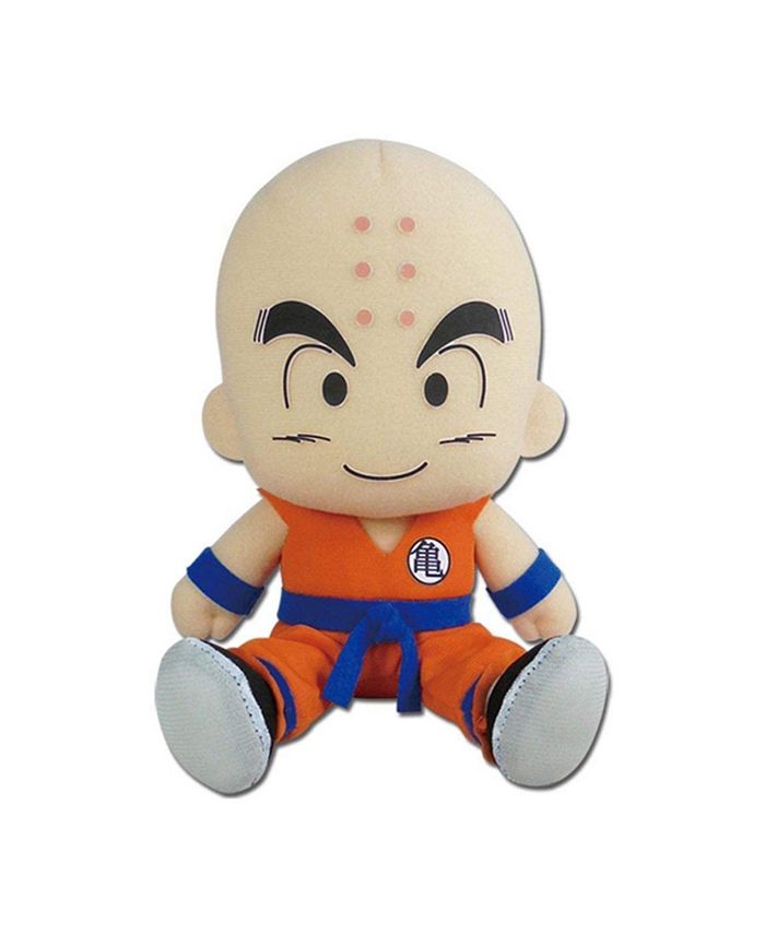 GE Animation Dragon Ball Super Krillin Sitting 7 Inch Plush Figure - Macy's