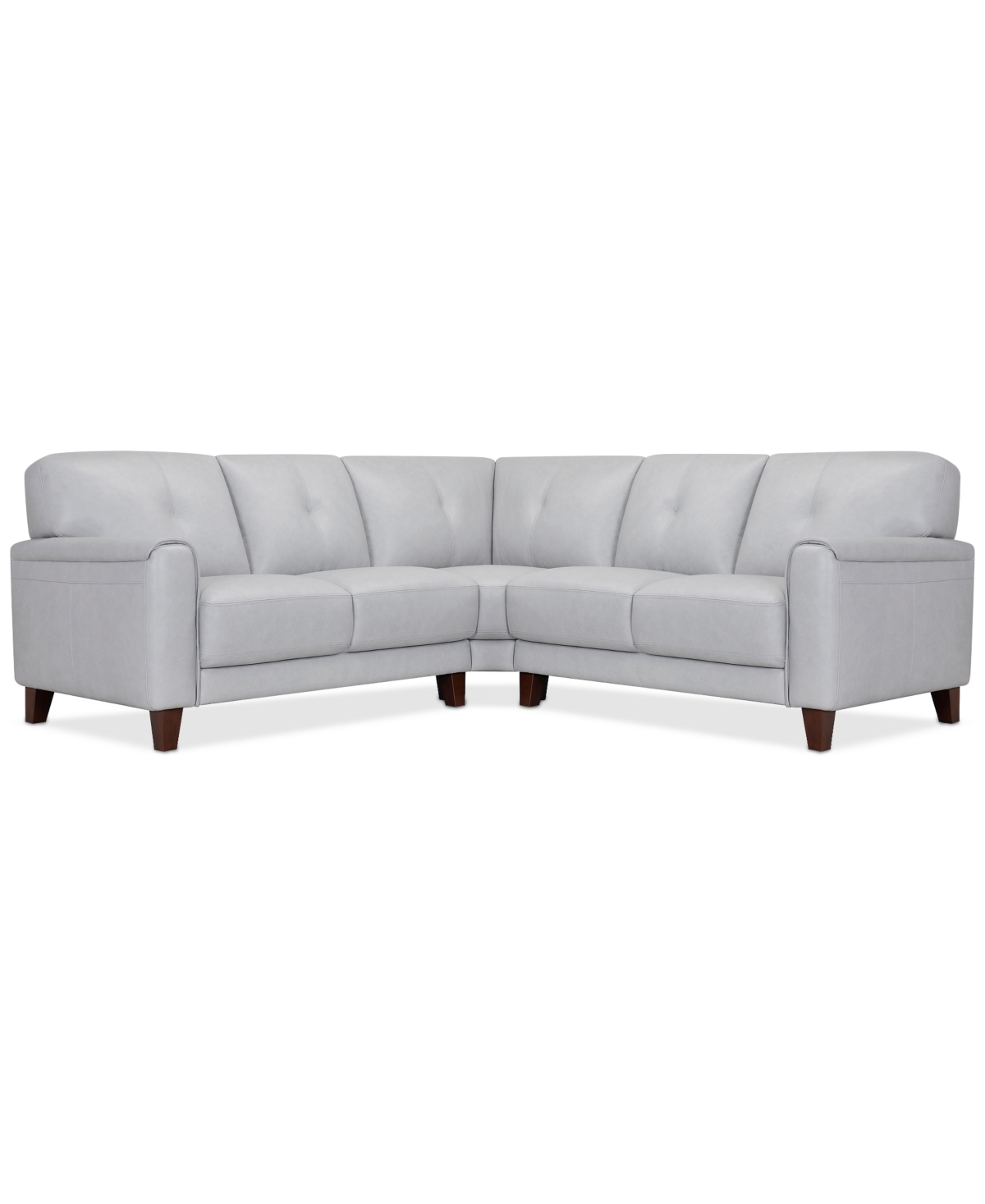 Click here for Closeout! Ashlinn 94 3-Pc. Pastel Leather Sectiona... prices