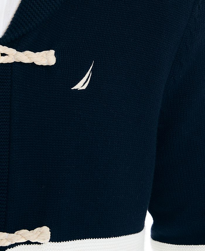 Nautica Men's Heritage Shawl-Collar Toggle-Closure Cardigan Sweater ...