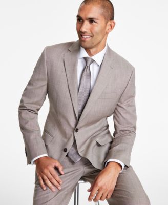 Michael Kors Men's Classic-Fit Wool-Blend Stretch Suit Separates - Macy's