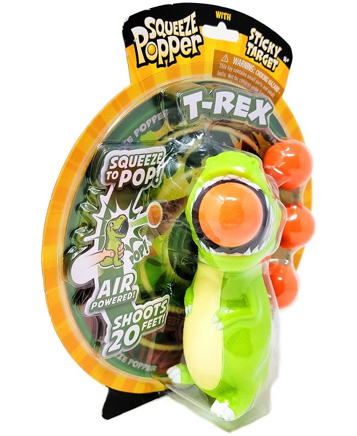 Hog Wild T-Rex Squeeze Popper with Sticky Target - Macy's