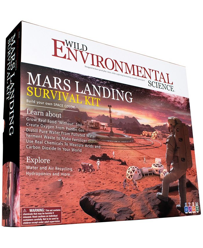 WILD! Science Wild Environmental Science - Mars Landing Survival Kit - Macy's