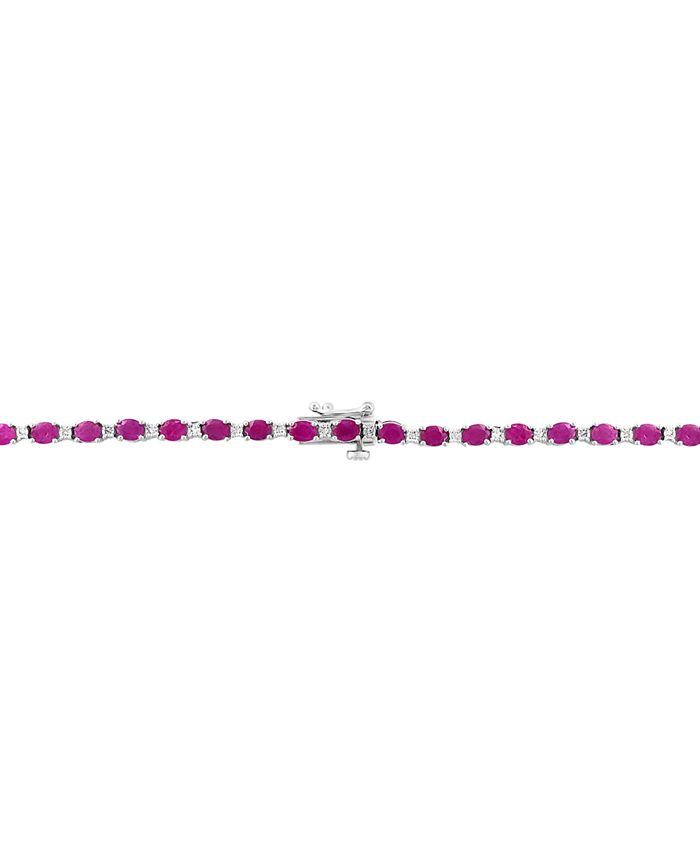 EFFY Collection EFFY® Ruby (16-3/8 ct. t.w.) & Diamond (1/5 ct. t.w ...