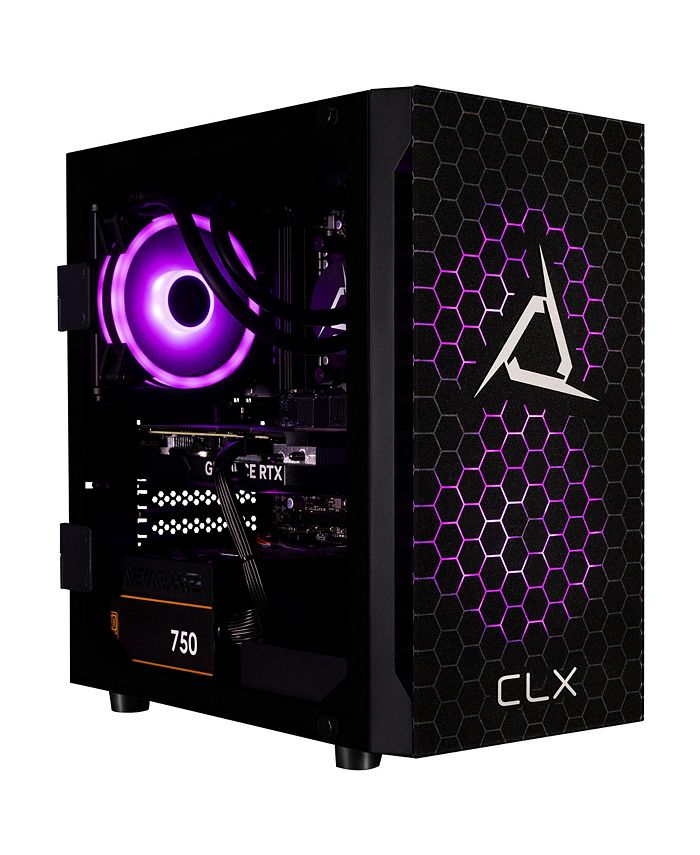 CLX SET Gaming Desktop - Liquid Cooled AMD Ryzen 7 7700X 4.5GHz 8-Core ...