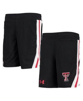 Under Armour Big Boys Black Texas Tech Red Raiders Game Day Mesh Shorts ...