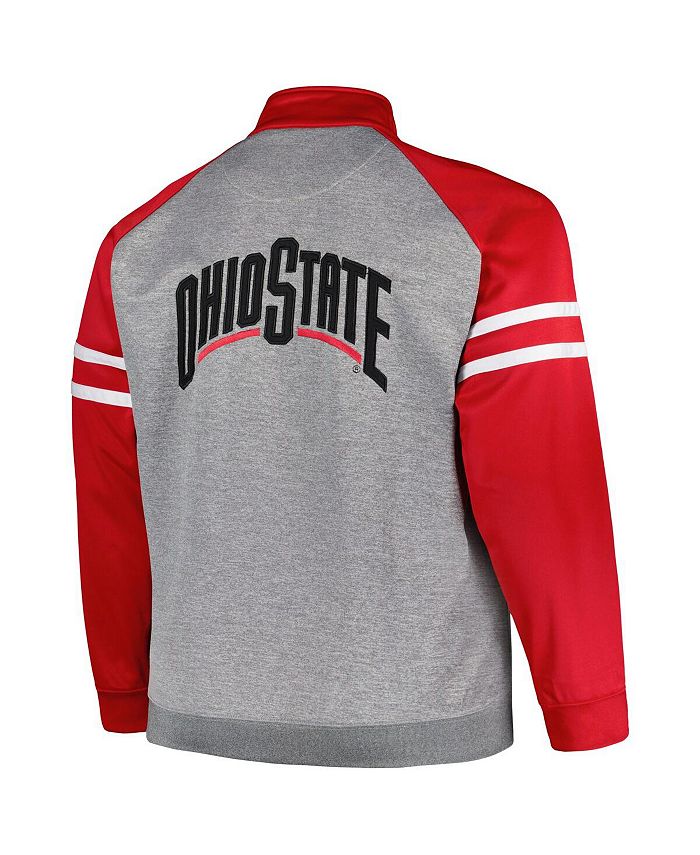 Profile Men's Scarlet Ohio State Buckeyes Fleece Full-Zip Jacket - Macy's