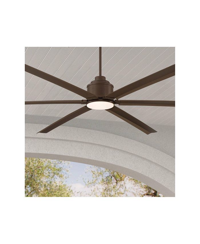 Casa Vieja 84" Ultra Breeze Modern Industrial Outdoor Ceiling Fan with ...