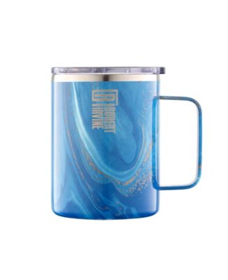 Cambridge Robert Irvine Blue Geode Insulated Coffee Mug, 16 oz - Macy's