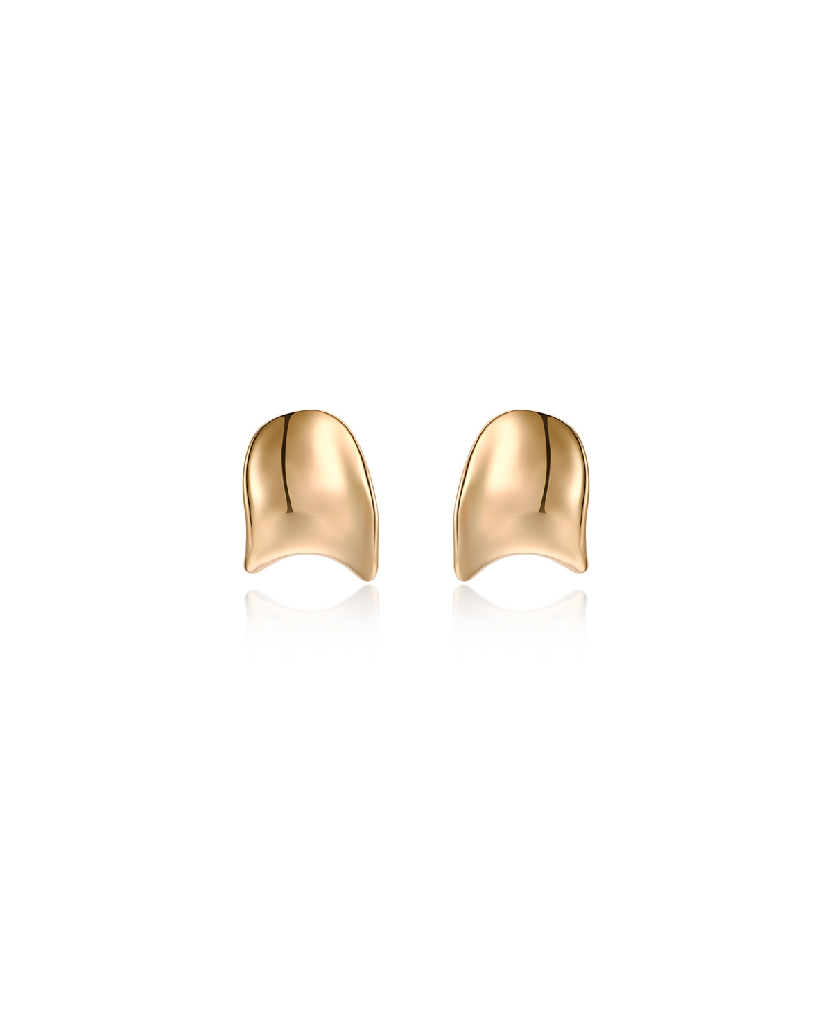 Click here for Ettika 18K Gold Plated Curved Stud Earrings - Gold prices