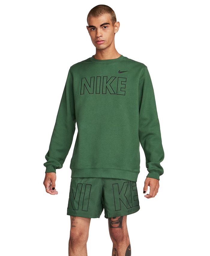 Nike Men's Sportswear Club Fleece Embroidered Logo Sweatshirt - Macy's