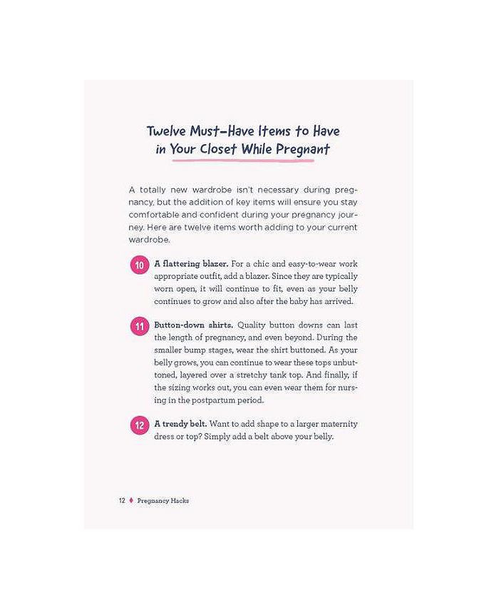 Barnes & Noble Pregnancy Hacks- 350+ Easy Hacks for a Happy and Healthy ...