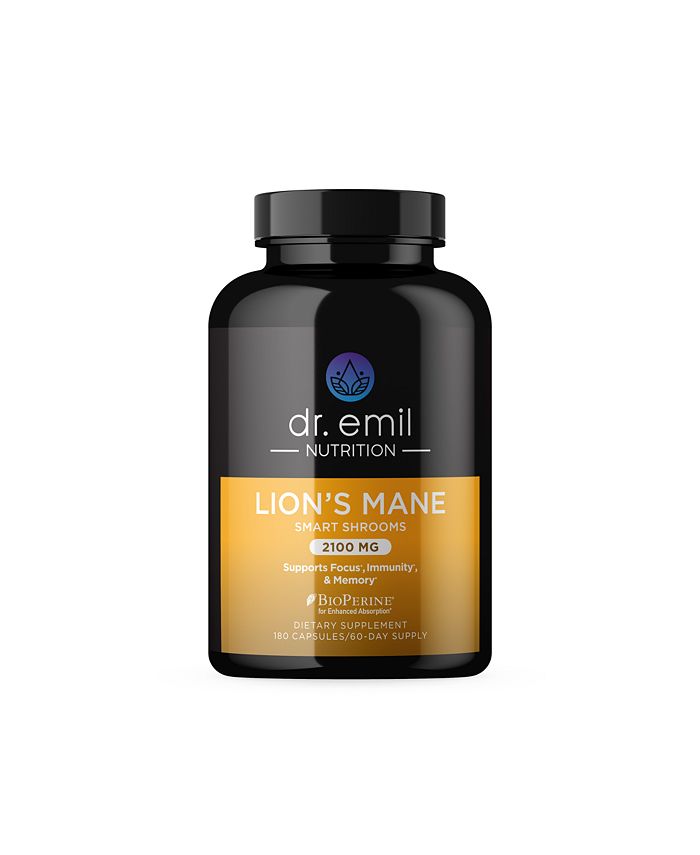 Dr. Emil Nutrition Organic Lions Mane Mushroom Capsules - Macy's