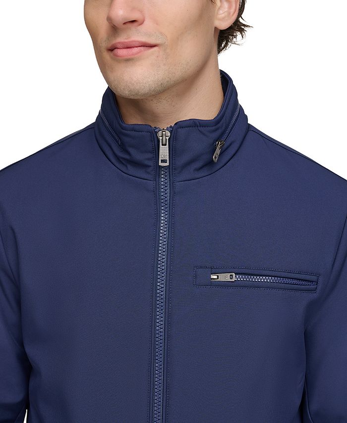 Kenneth Cole Men's Hidden-Hood Full-Zip Jacket - Macy's