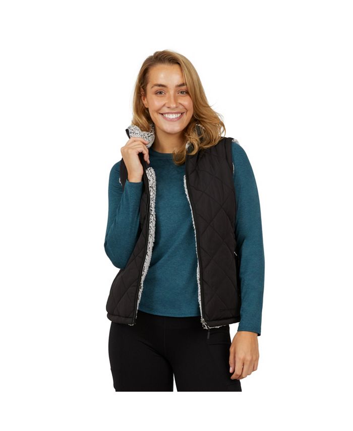 Free Country Women's Expedition Stratus Lite Reversible Vest - Macy's