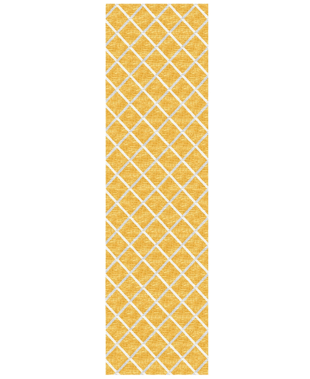 Click here for Dalyn York YO1 23 x 76 Runner Area Rug - Gold prices