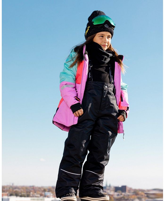 Deux par Deux Girl Teknik Two Piece Snowsuit Aqua, Coral, Orchid ...