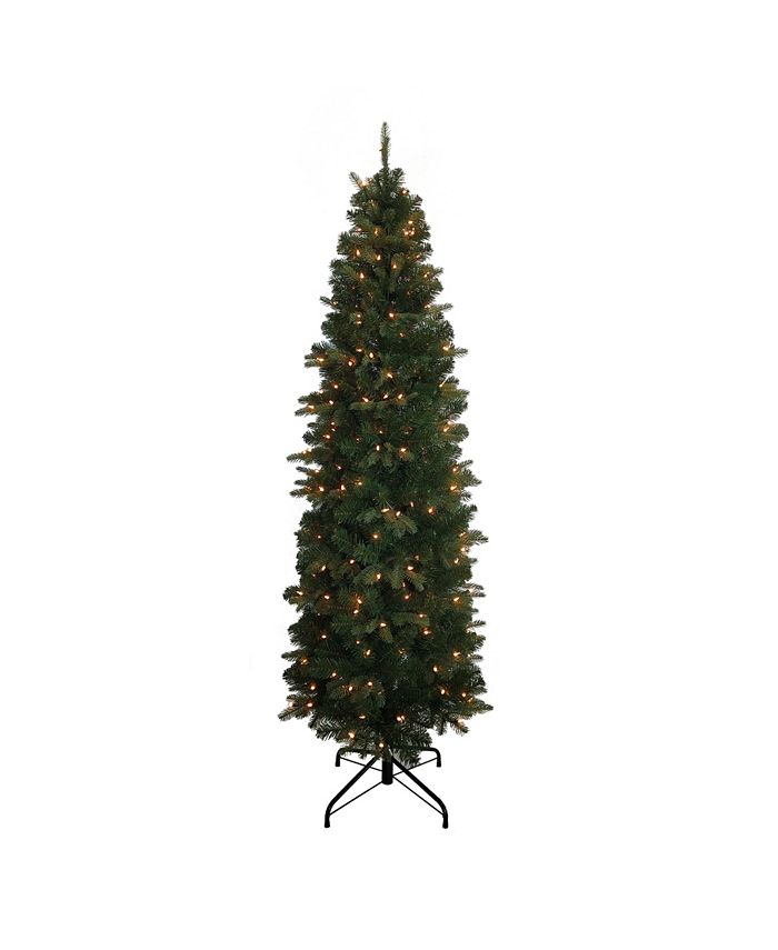 Kurt Adler 6' Pre-lit Clear Incandescent Studio Spruce Tree - Macy's