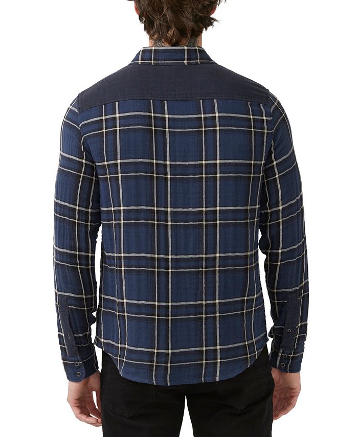 Buffalo David Bitton Men's Sujay Plaid Long Sleeve Shirt - Macy's
