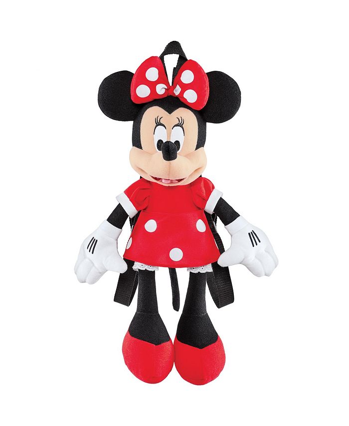 Collections Etc Disney Minnie Mouse Plush Backpack - Macy's