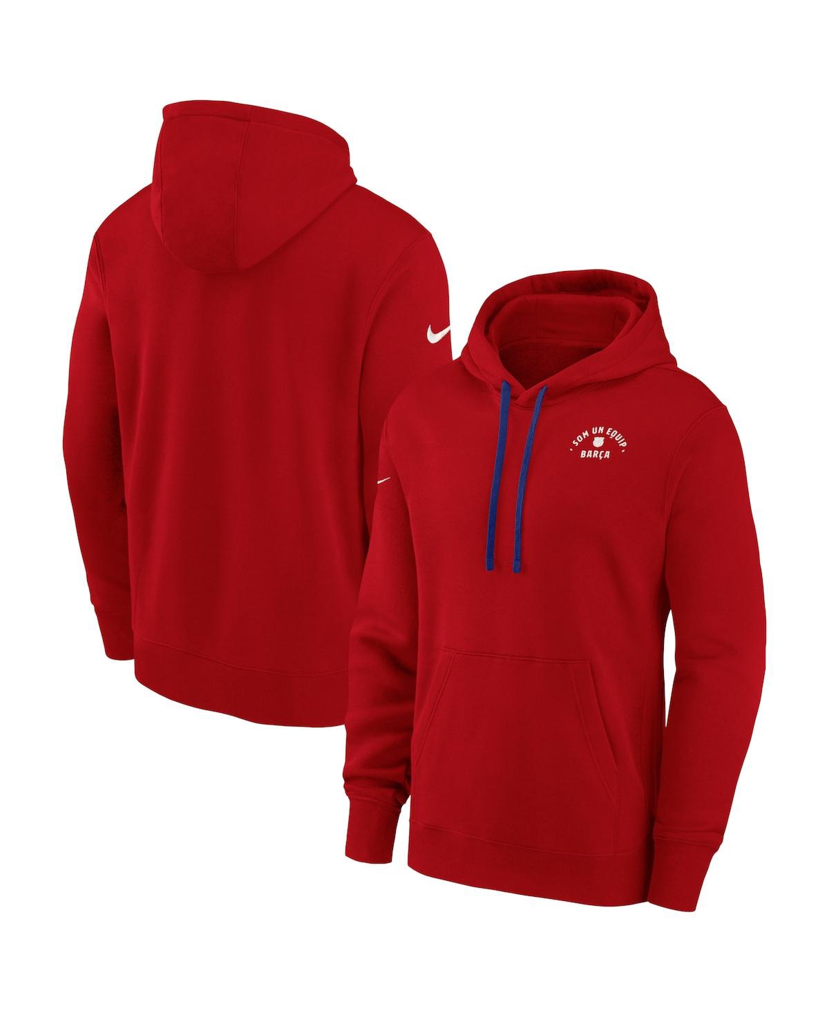 Click here for Womens Nike Red Barcelona Essential Pullover Hoodi... prices