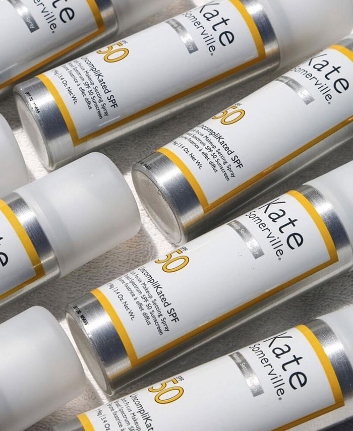 KATE SOMERVILLE UncompliKated Soft Focus Makeup Setting Spray SPF 50, 3 ...