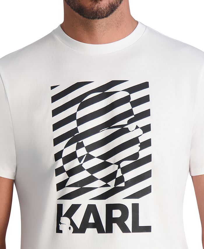 Karl Lagerfeld Paris Mens Slim Fit Profile Graphic T Shirt Macys